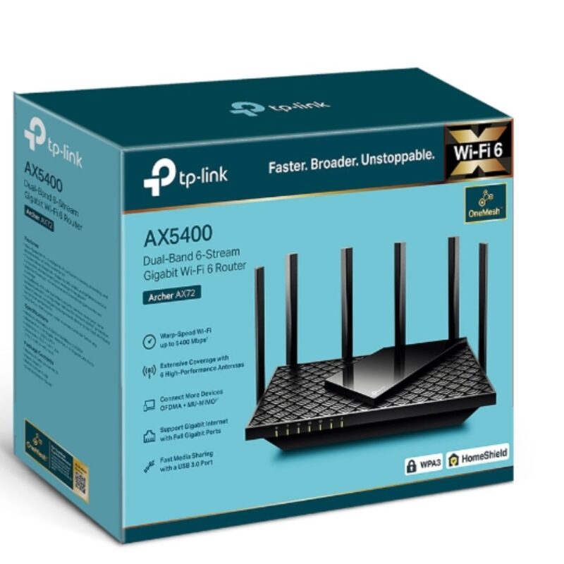 TP-Link Archer AX55 Pro AX3000 Dual-Band Wi-Fi 6 Router...